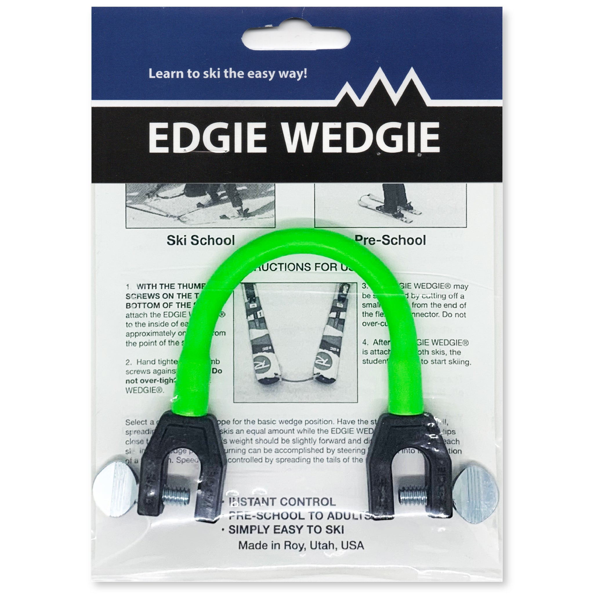Edgie Wedgie® Ski Tip Connector - Slope Ropes